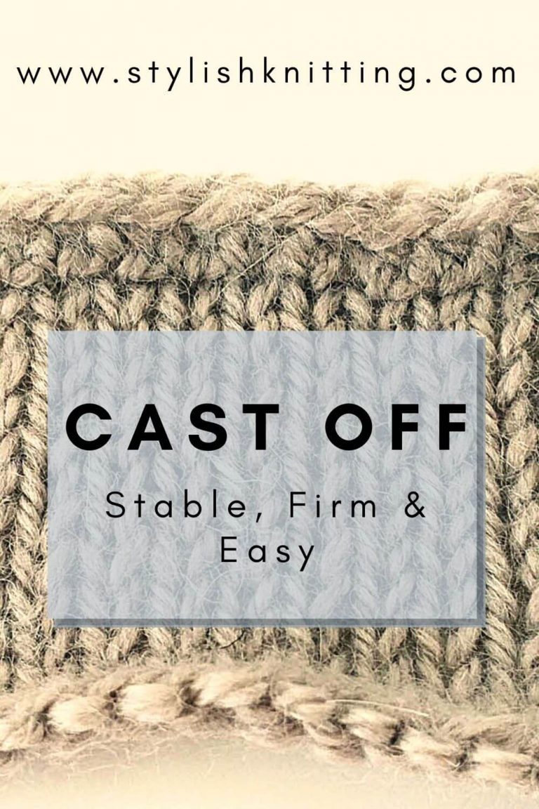 Use This Cast Off To Prevent Knitting Edge From Rolling