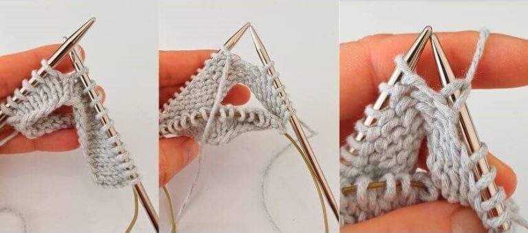 German Short Rows In Knitting (Double Stitch Short Rows Method)