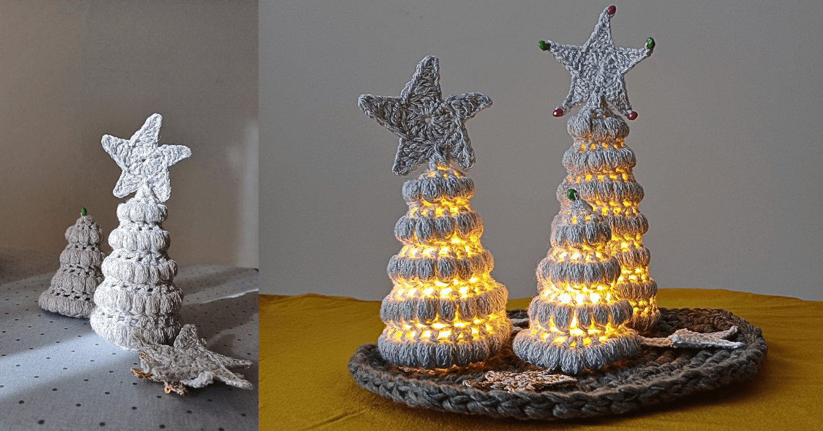 Crochet Christmas Tree Decoration Pattern. Any Height.