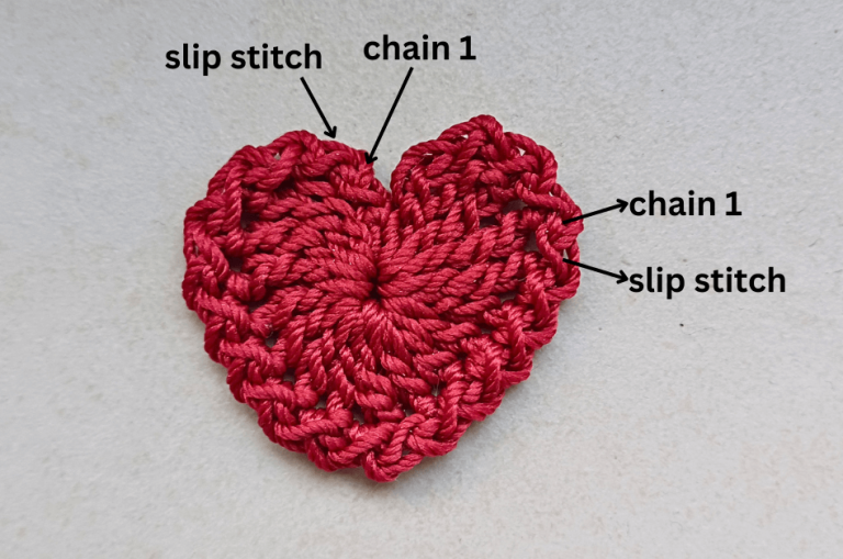 Simple Crochet Heart - Super Cute